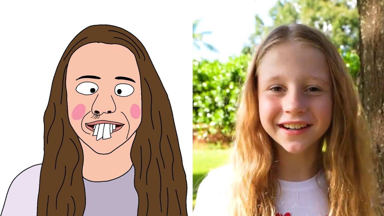 Nastya Helps People and shows a good example of behavior Drawing Meme ...