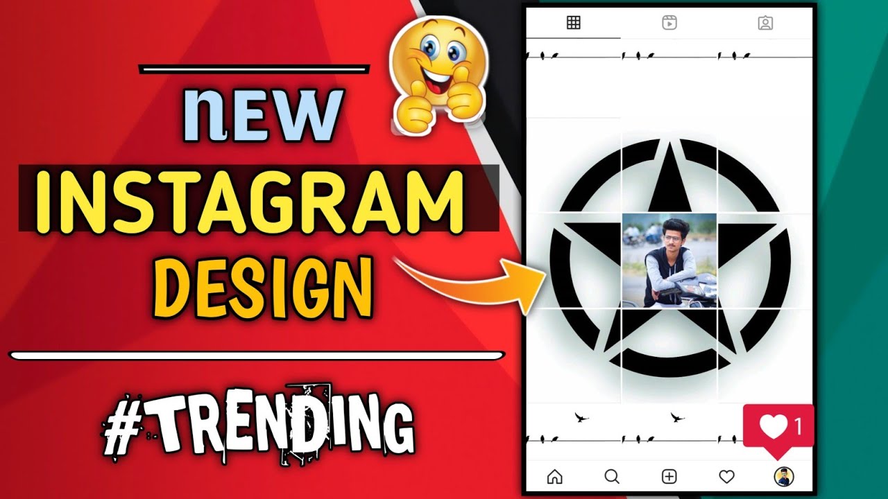New Instagram Profile Design Tutorial | How To Make Unique Instagram ...
