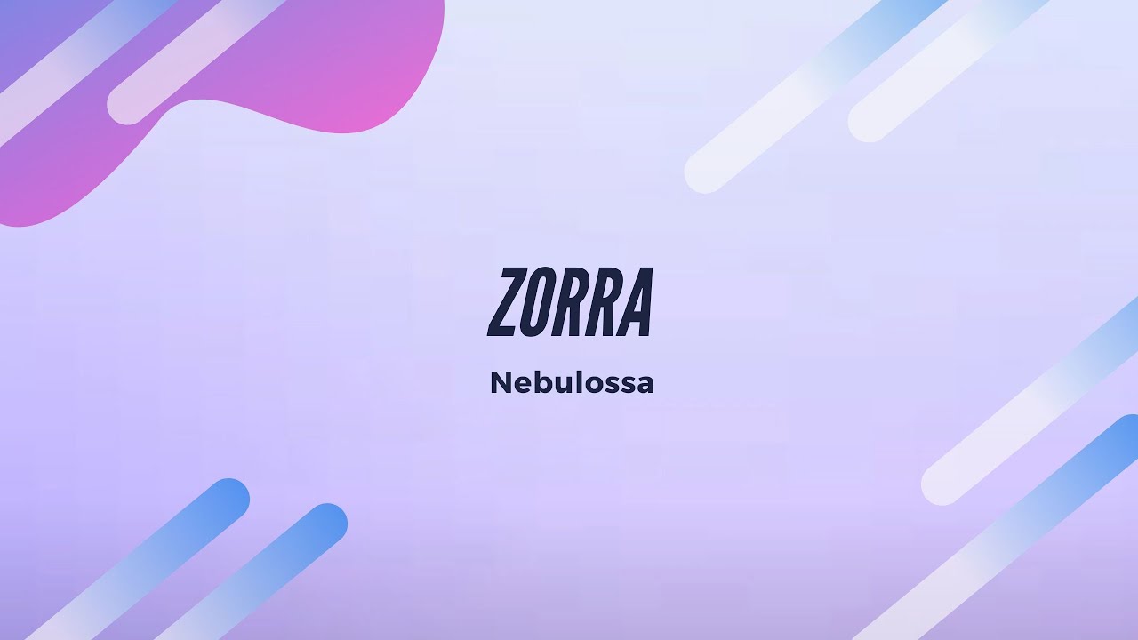 Nebulossa - Zorra Lyrics Spain - YouTube