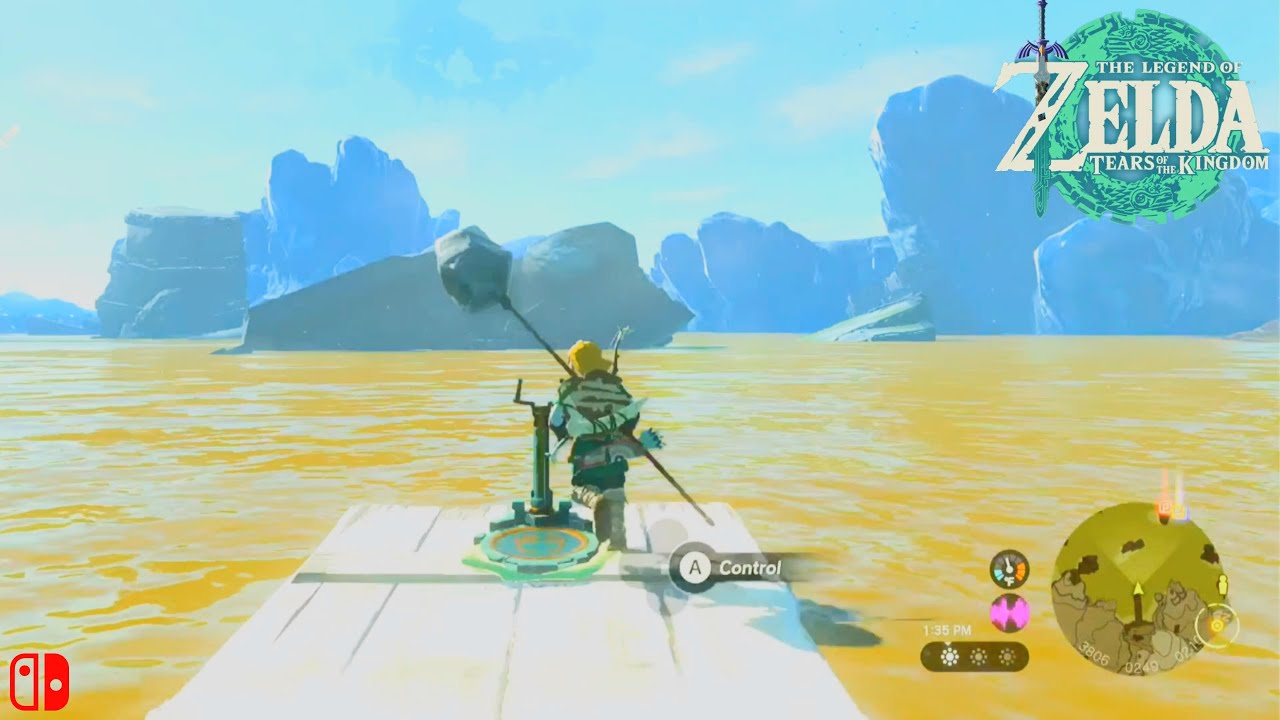 Legend Zelda Tears of the Kingdom - Making Useless Boat! & Explore ...