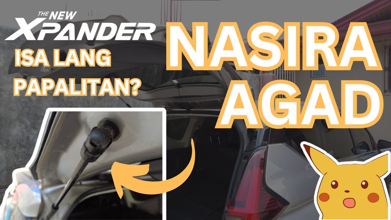 Xpander Tailgate Gas Strut Issue - YouTube