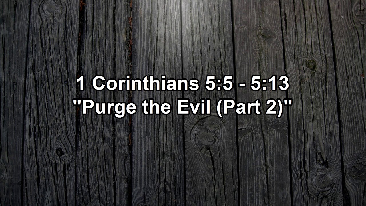 "Purge the Evil (Part 2)" - YouTube