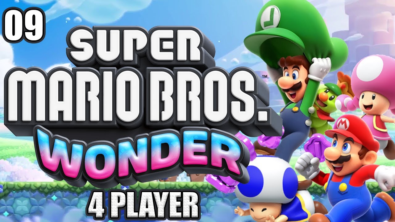 Super Mario Bros. Wonder (4 Player) Part 9: Masters of Shova - YouTube
