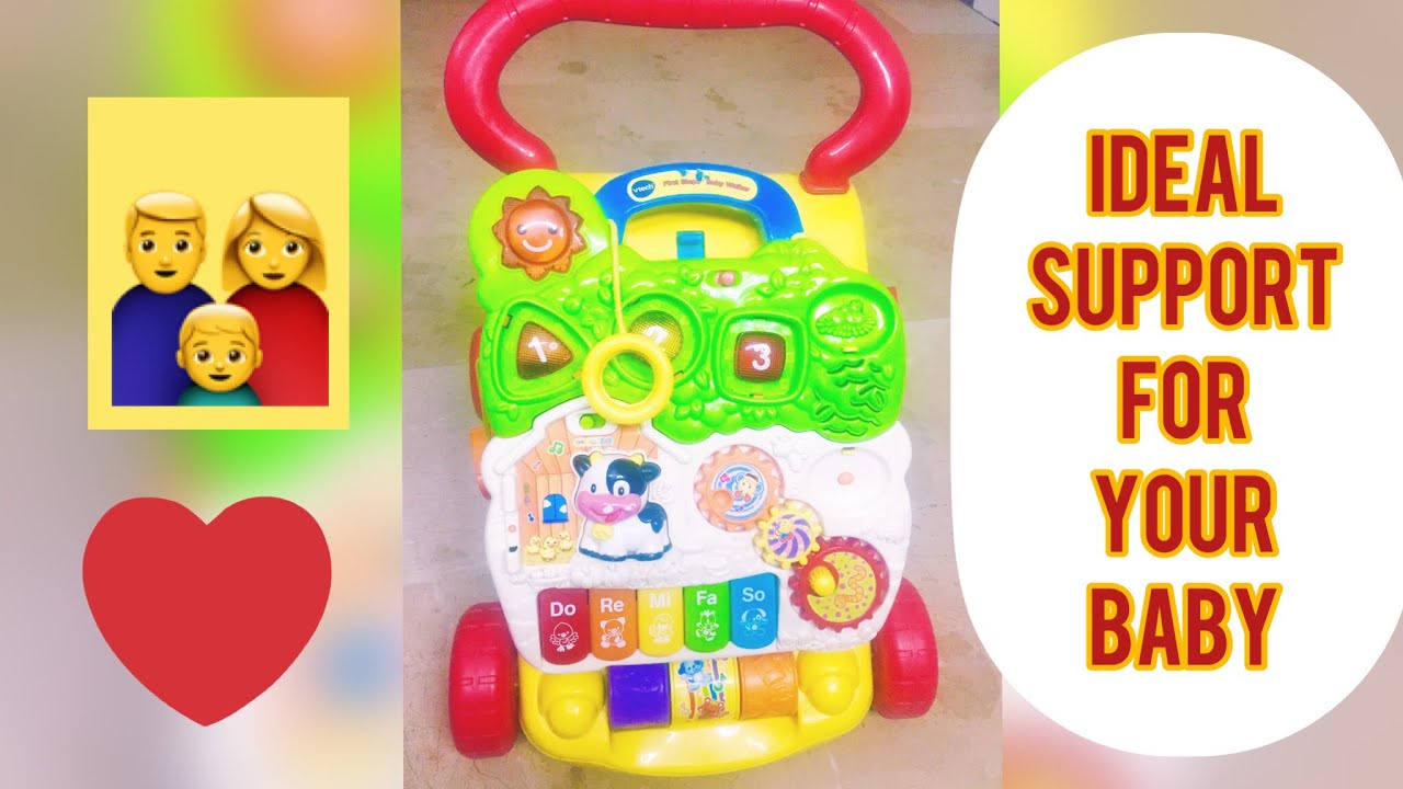""VTECH"" FIRST STEPS BABY WALKER / SIT TO STAND LEARNING WALKER / REVIEW - YouTube