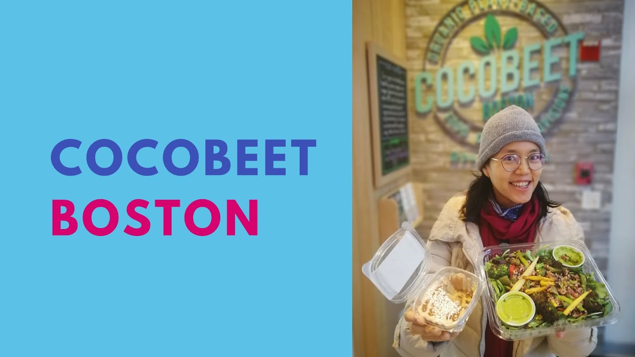 BEST RAW VEGAN DESSERT during my Boston Trip// COCOBEET - YouTube