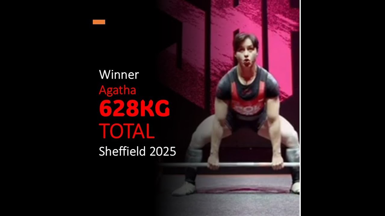 Agata Sitko• 628KG TOTAL @ 69KG (WORLD RECORD) • 1st place Sheffield ...