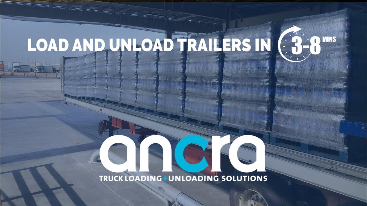 Ancra Systems Skateloader System Lift Truck loading - YouTube
