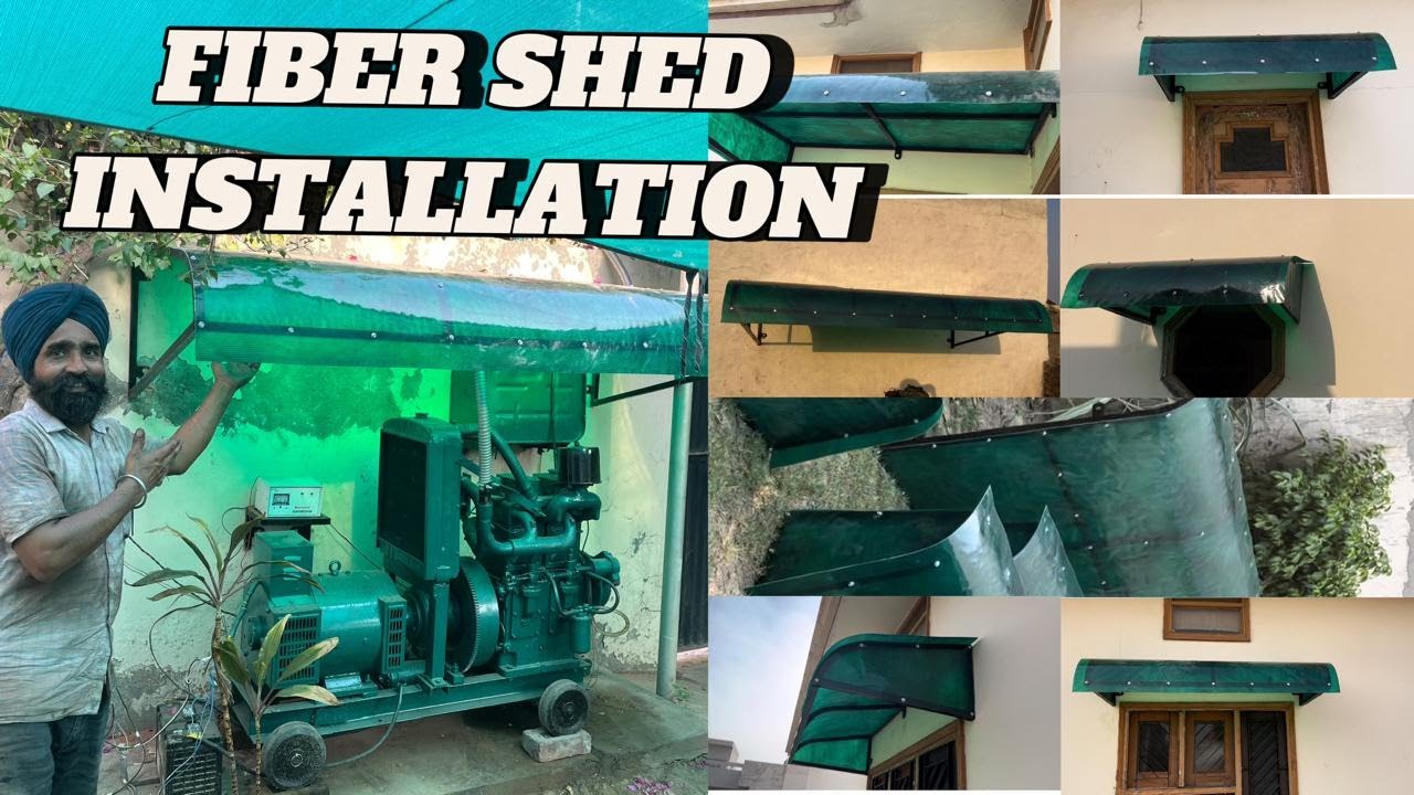 FIBER SHED INSTALLATION PROCESS || RANJIT WELDER - YouTube