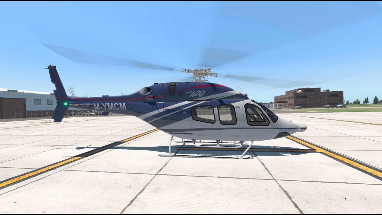 XPlane11 - Bell 429 Helicopter Flight over Northern California - YouTube