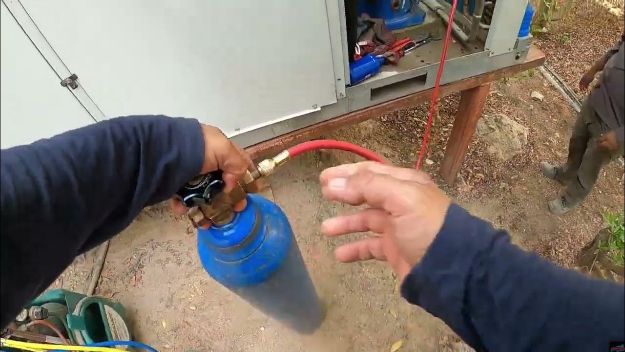 HOW TO FLUSHING OR REPROCESS AIR CONDENSER PACKAGE UNIT STEP BY STEP ...