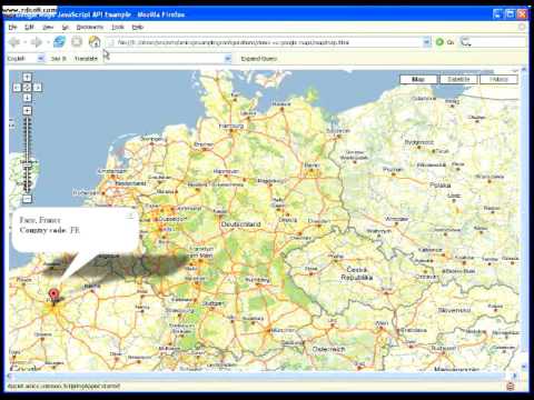 google maps with speech demo - YouTube