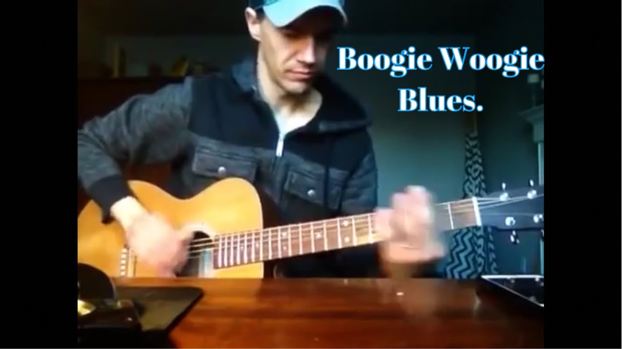 Boogie woogie blues guitar - YouTube