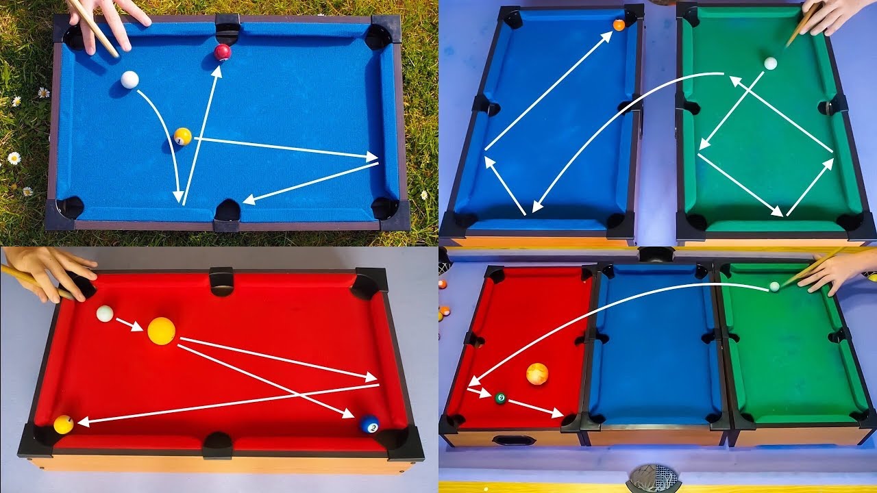 The Best of Mini Pool Trickshots | 10-19 - YouTube