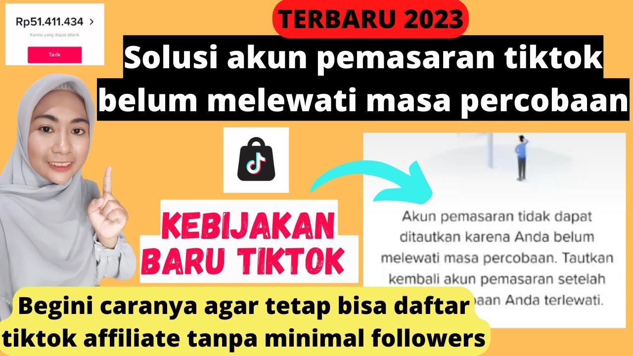 CARA MENGATASI TIKTOK AFFILIATE TIDAK BISA DITAUTKAN KE AKUN PEMASARAN BELUM MELEWATI MASA ...