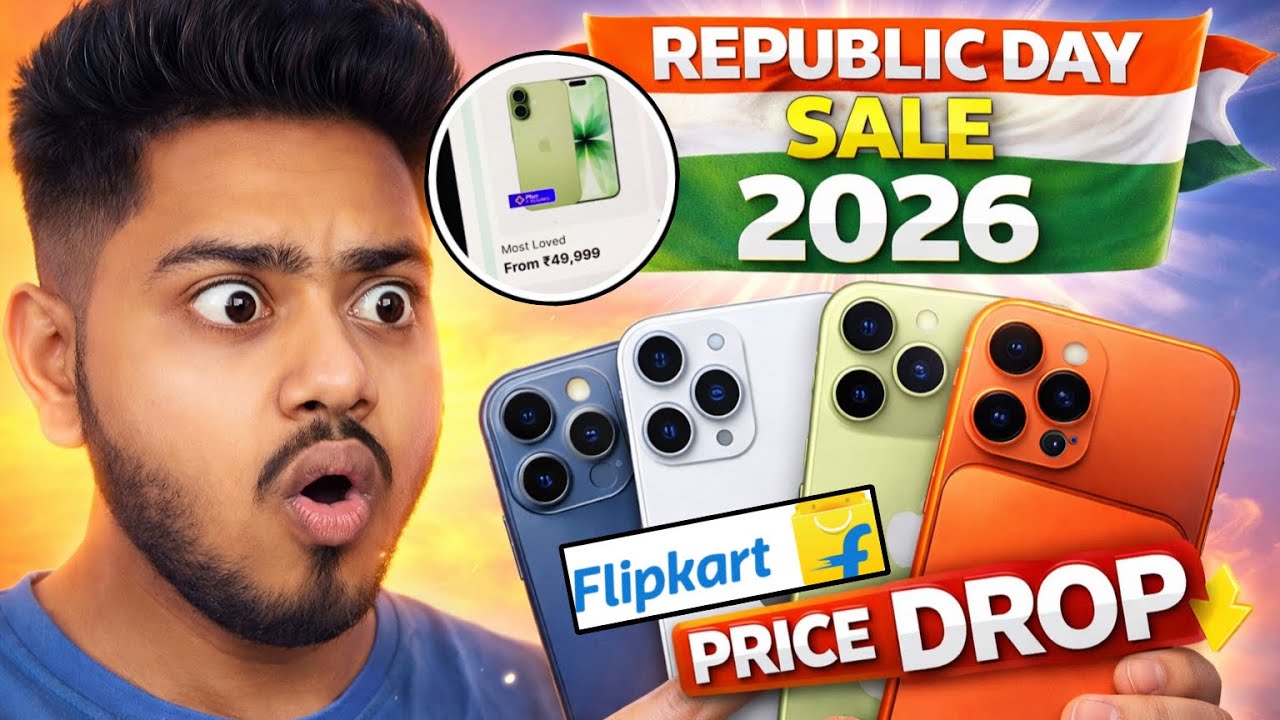 Flipkart iphone sale 2026 | Flipkart republic day sale iphone 15,16,17 ...