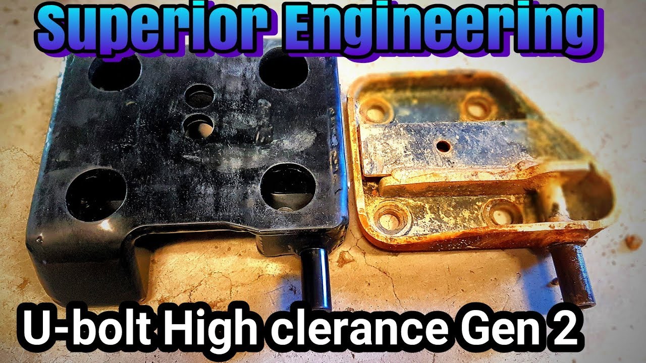 Superior Engineering U bolt plate high clearance Gen 2 install - YouTube