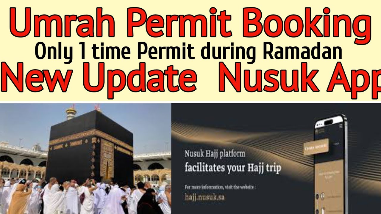 Umrah Permit book new update|Ramzan me sirf 1 bar umrah permit ...