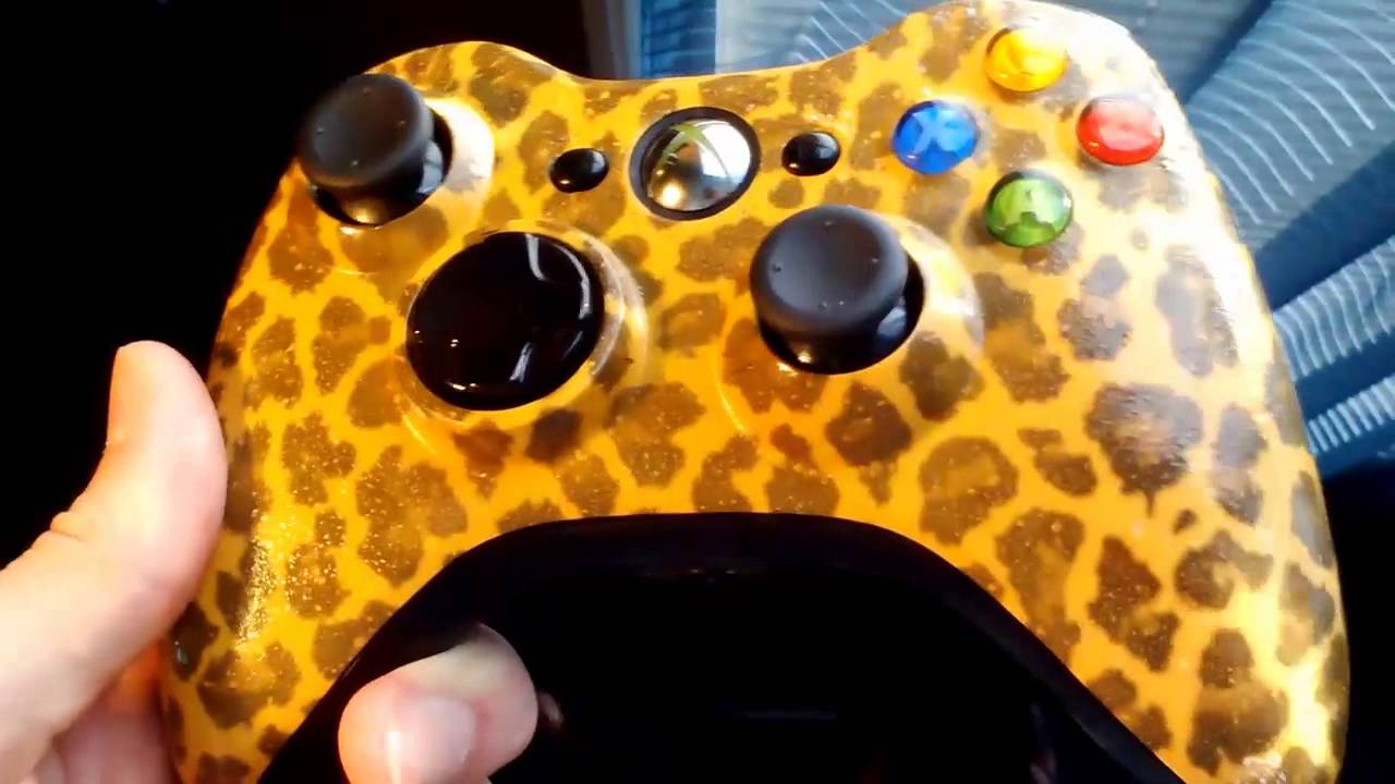 Custom Airbrushed And Hydro Dipped Controller! - YouTube