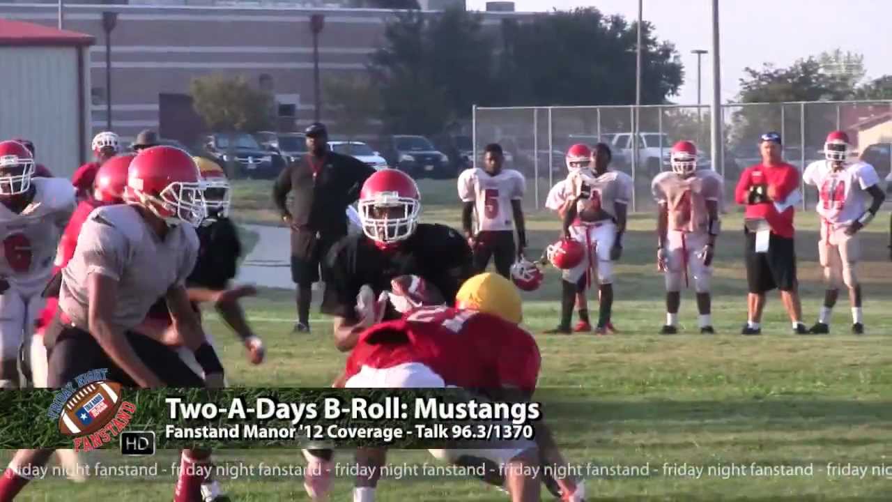 Manor Mustangs | Football Camp 2012 - YouTube