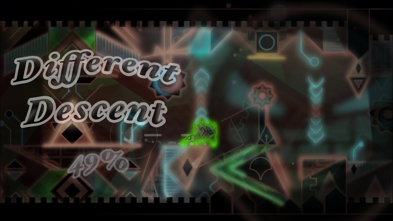 49% Different Descent/ Geometry Dash - YouTube