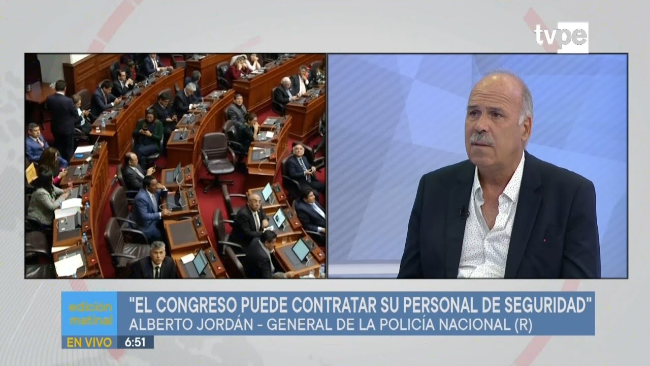 Alberto Jordán: legisladores pueden optar por seguridad privada - YouTube