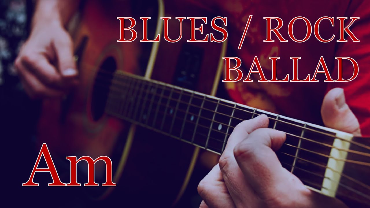 Blues Rock Ballad Backing Track || Am II || - YouTube Music