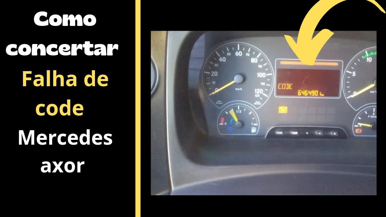 Como como consertar a Falha de code Mercedes Axor ? - YouTube