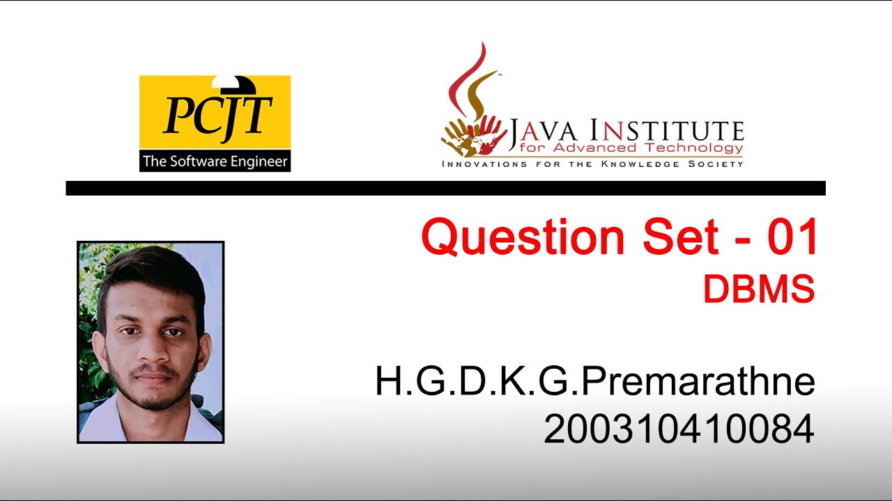 Dbms Question Set 1 Create A Database Using Mysql 1st Year Java 1943