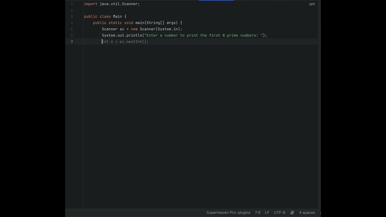 Using Supermaven for simple Java program - YouTube