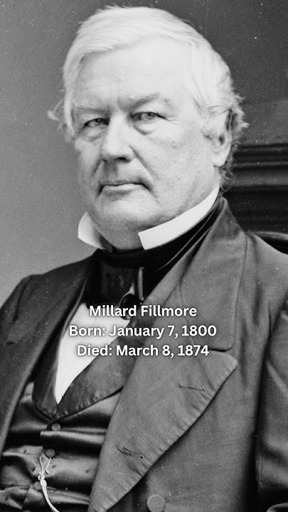 Millard Fillmore - 13th President Of The United States🕊️#millard #usa # ...