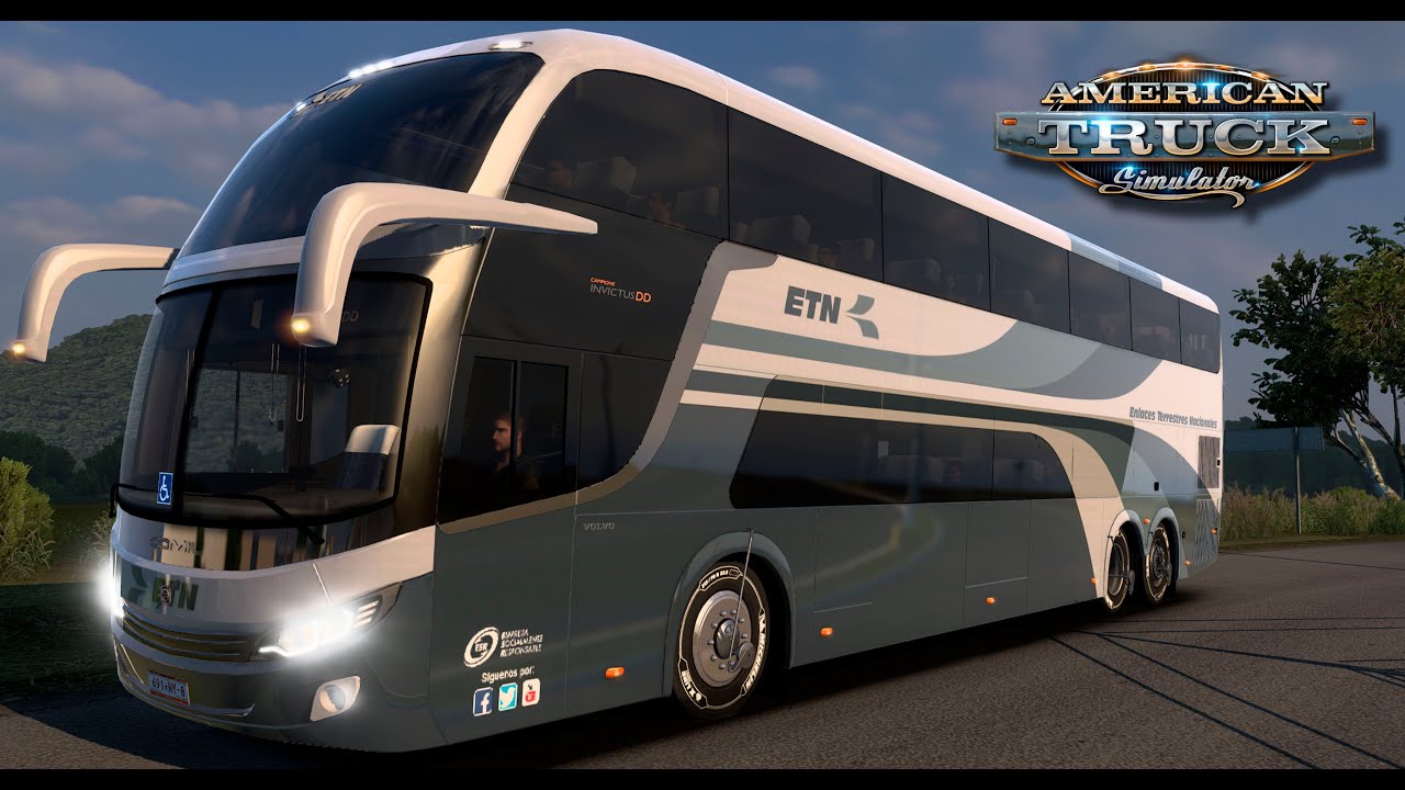 🚌Comil Invictus DD ETN 1.49 🌍 AMERICAN TRUCK SIMULATOR - YouTube