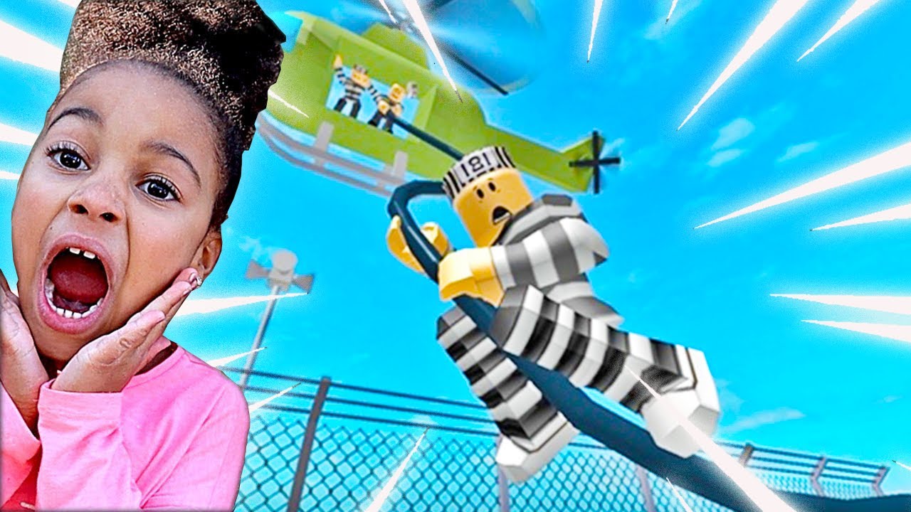 Cali's First Time Gaming | Roblox Prison Breakout - YouTube