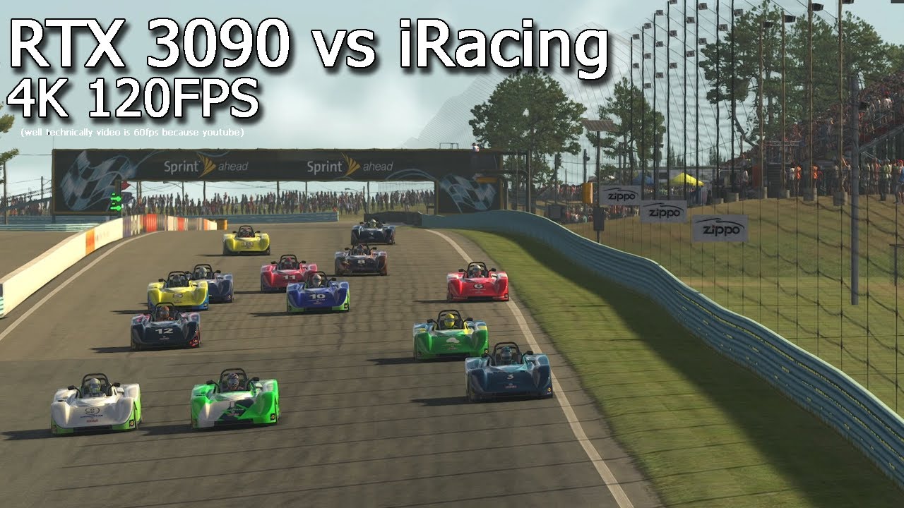 Gaming at 4K - iRacing vs RTX 3090 - 4K max settings gameplay - YouTube