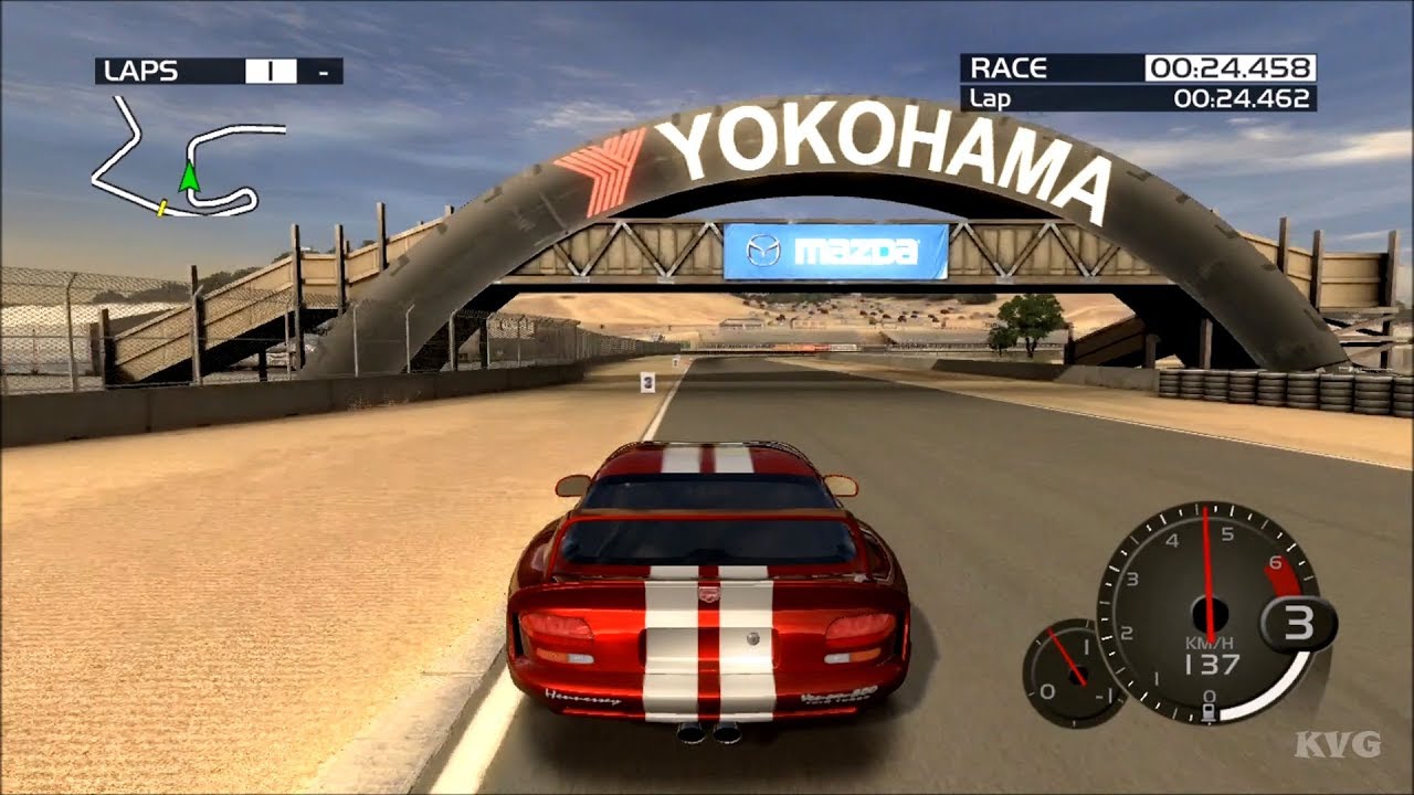 Forza Motorsport 2 - Mazda Raceway Laguna Seca - Gameplay (HD ...