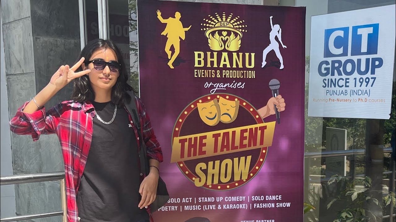 Live performance @CTUniversityLudhiana Talent Show by Bhanu Events ...