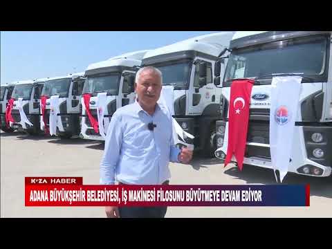 ADANA BÜYÜKŞEHİR BELEDİYESİ, İŞ MAKİNESİ FİLOSUNU BÜYÜTMEYE DEVAM EDİYOR