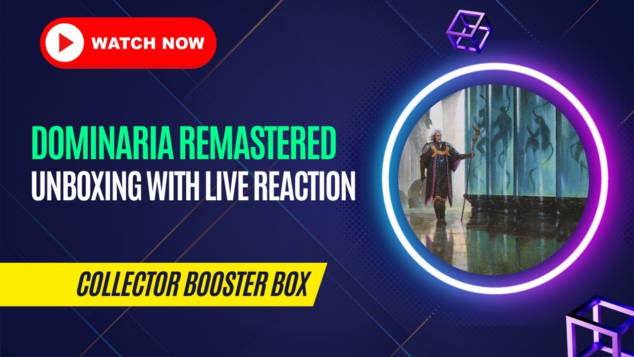 Absolutely BONKERS Dominaria Collector Booster Box! With Live reaction ...