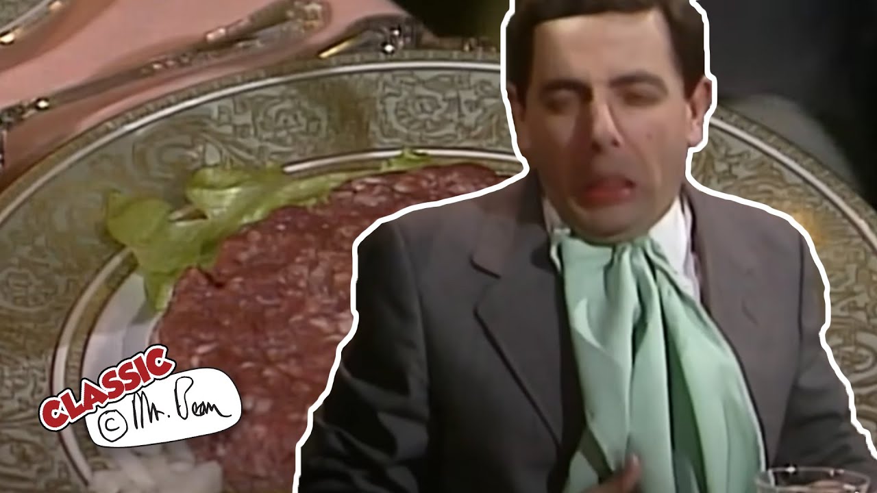 Trying to Disguise That You Don't Like the Meal 🥴| Mr Bean Funny Clips ...