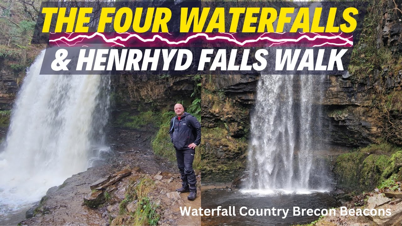 The Four Waterfalls Walk - Henrhyd Falls - Brecon Beacons - Wales - YouTube