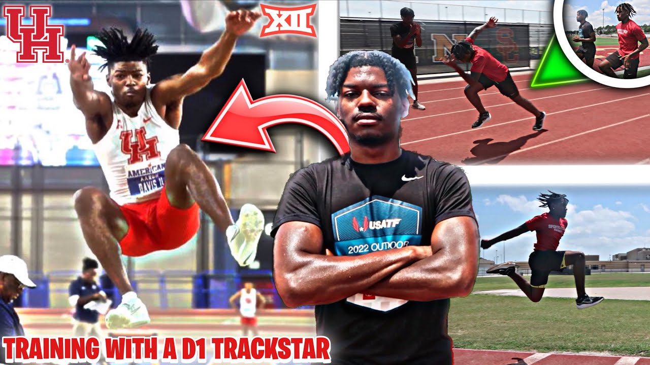 Training With A D1 TRACKSTAR For A Day! - YouTube