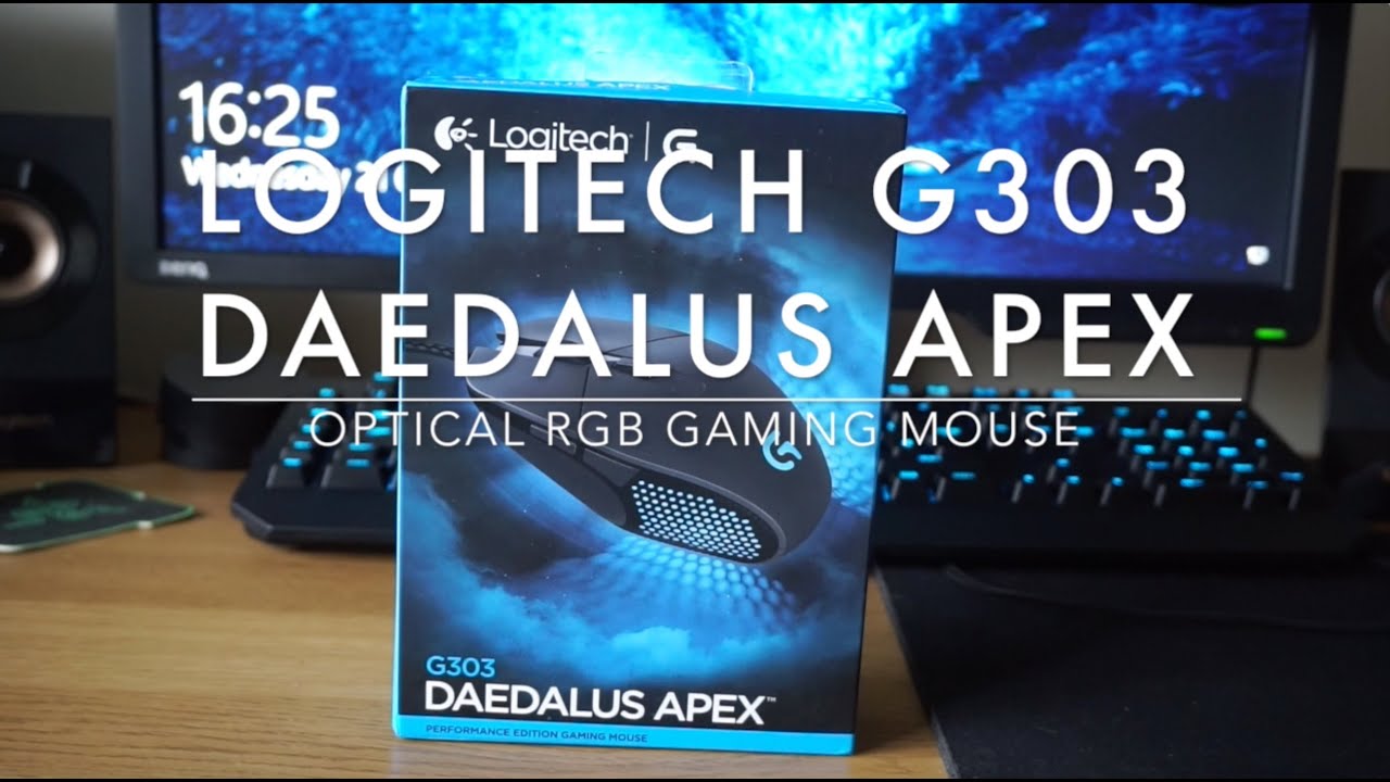 Logitech G303 Daedalus Apex - Unboxing gaming mouse, software ...