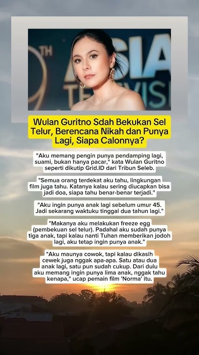 Wulan Guritno menjalani Pembekuan S3l t3|ur #wulanguritno #beritaartis #beritaviral #shorts ...