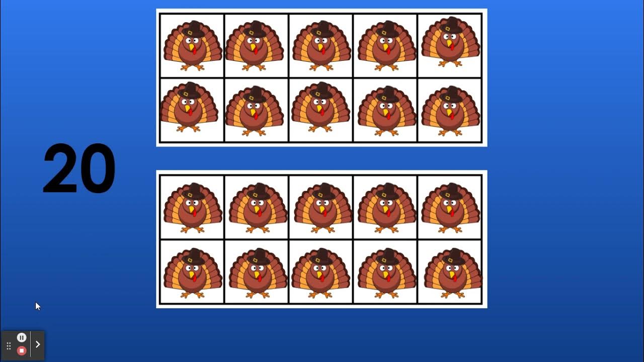 Counting Turkeys 0 20 - YouTube