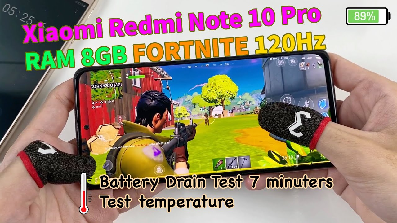 Xiaomi Redmi Note 10 Pro Fortnite Gameplay | Snapdragon 732G, 8GB ...