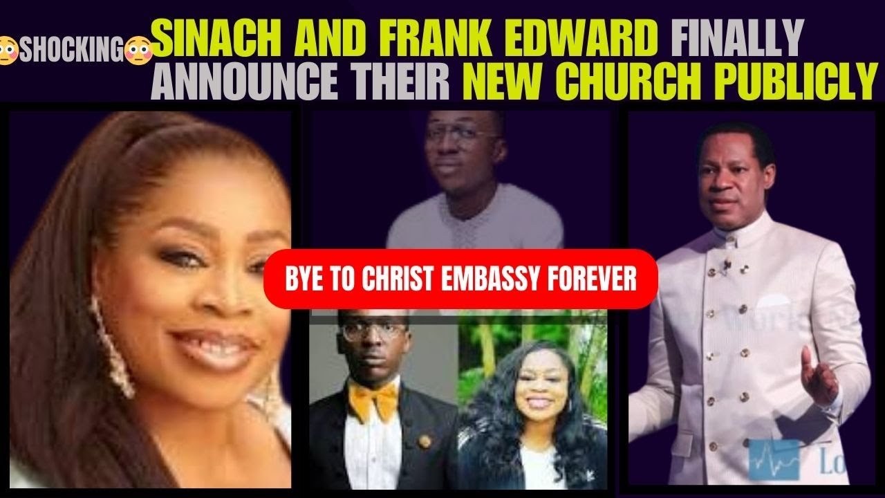 SHOCKING⚠️ Sinach ADN Frank Edward Publicly Declared Their New Church ...