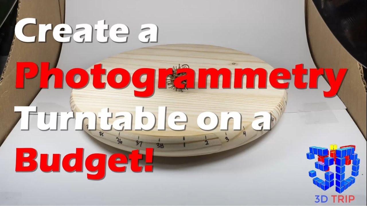 Photogrammetry Turntable w/ Heavy Duty Capacity on Budget - YouTube