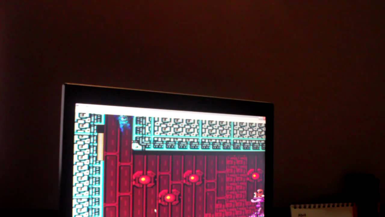 megaman 2 quick man laser part - YouTube