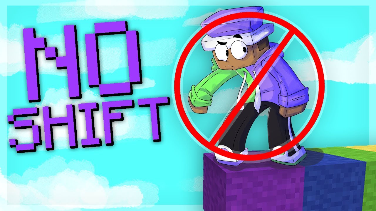 Bedwars NO SHIFT Challenge! (Minecraft) - YouTube