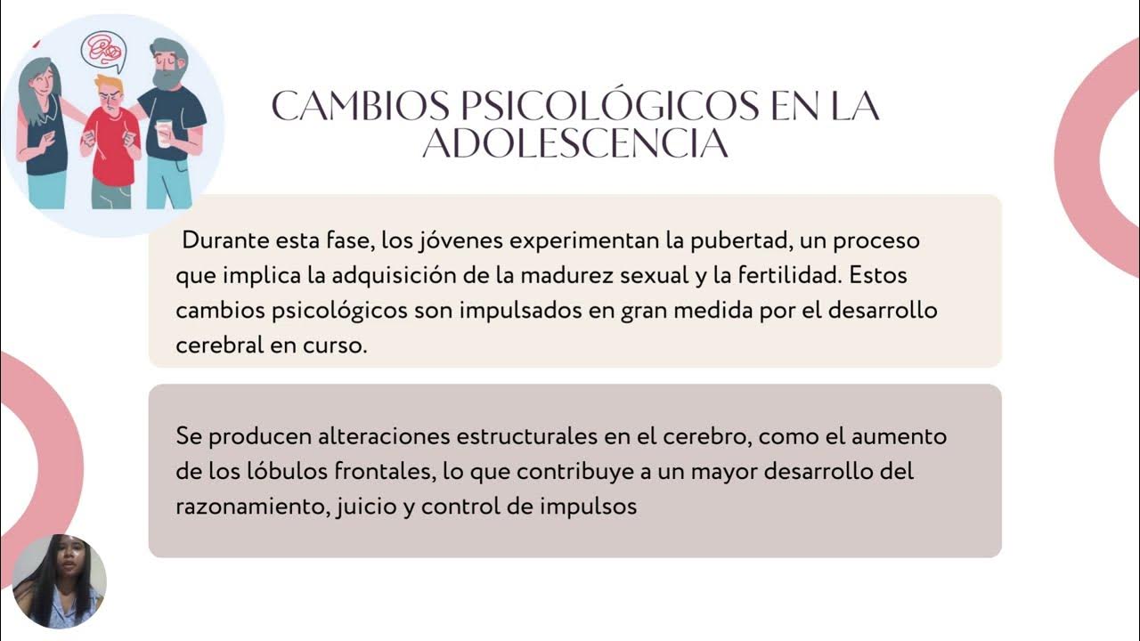 LOA CAMBIOS PSICOLOGICOS EN LA ADOLESCENCIA EN EL HOMBRE Y LA MUJER - YouTube