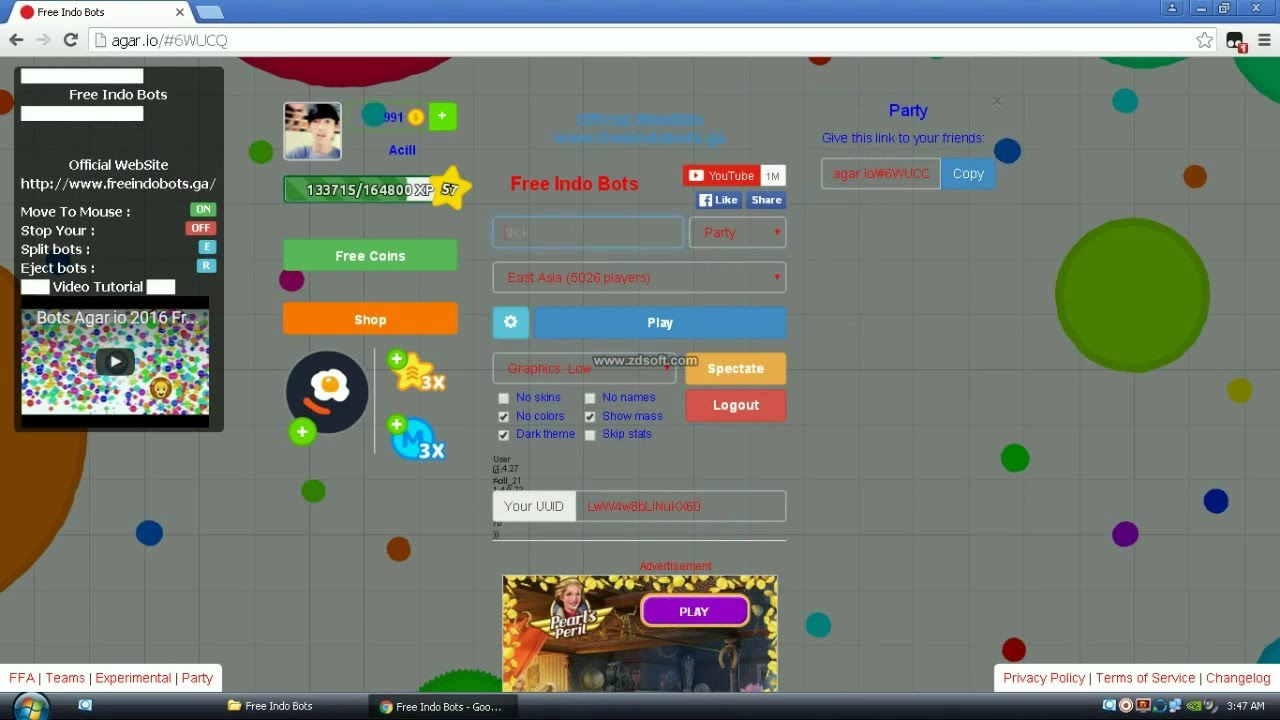 Tutorial Install Free Indo Bots | Agar.io Bots 2016 - YouTube